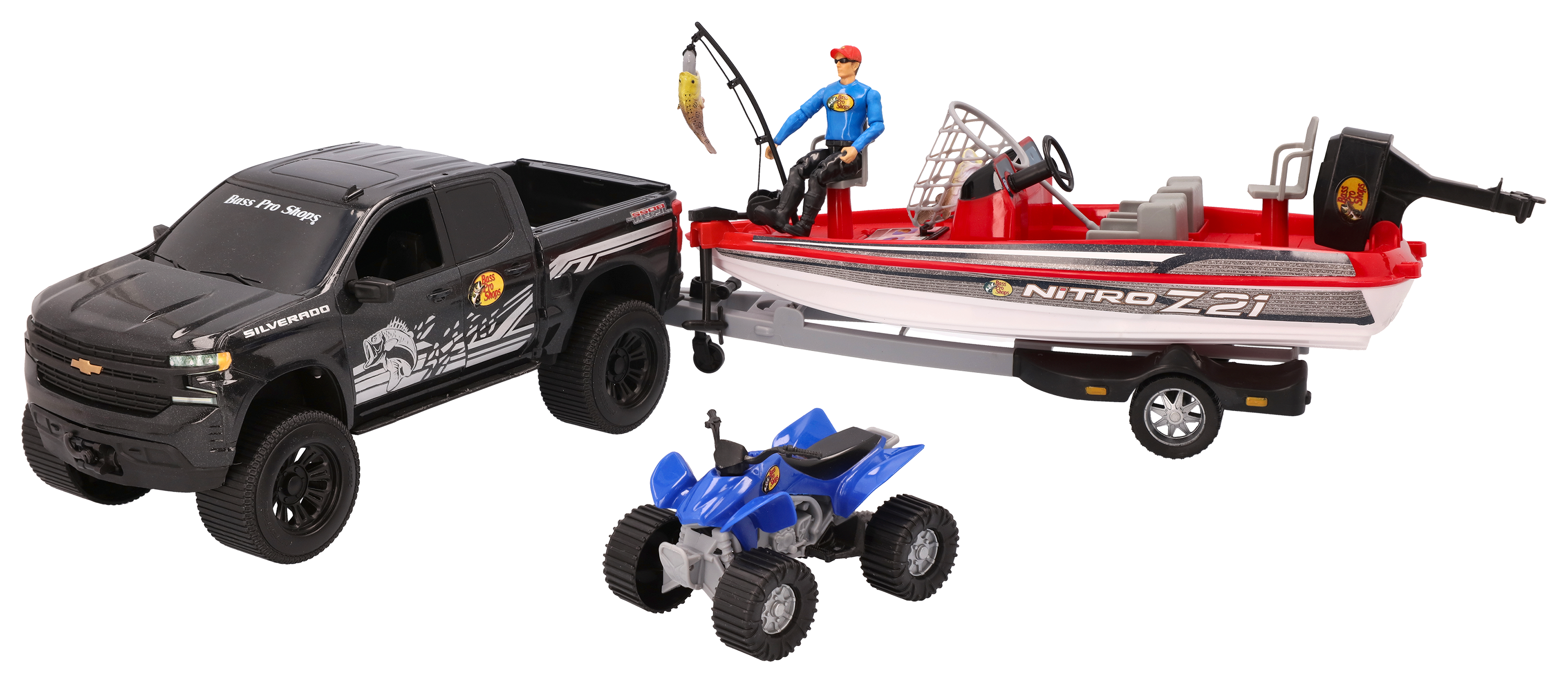 Bass Pro Shops® Imagination Adventure Chevy Silverado with Bass Boat ...